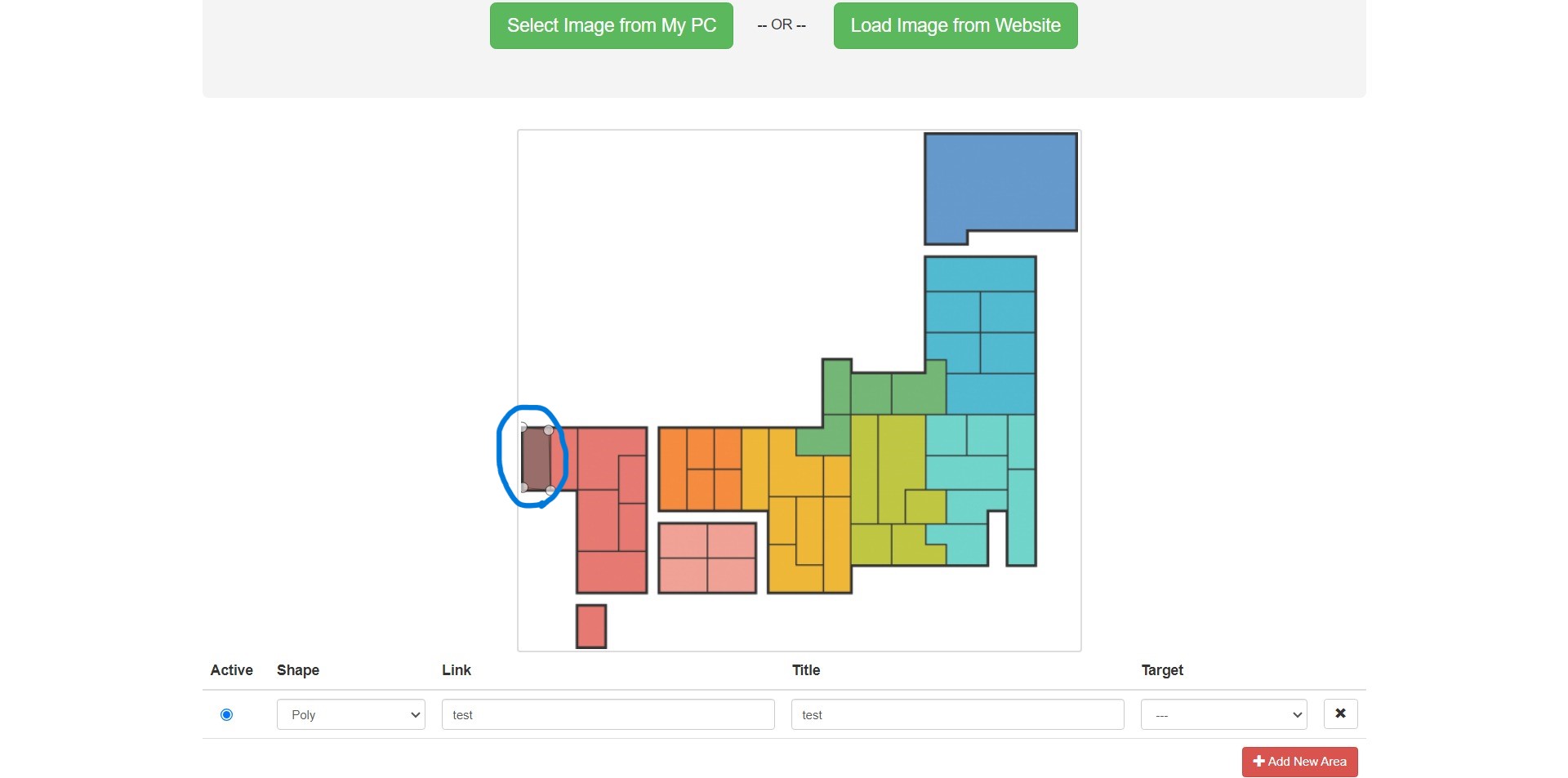クリッカブルマップの作成について | KIS株式会社 | 福岡のシステム開発・Web制作会社